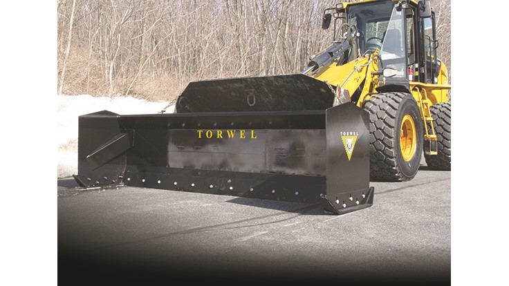 Torwel heavy-duty snow pusher - Lawn & Landscape