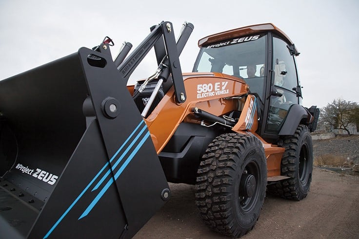 Case unveils fully electric backhoe loader - Lawn & Landscape